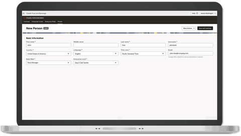 Oracle Micros Simphony POS Terminal Handled Tablet & Kiosk Kitchen Display System.